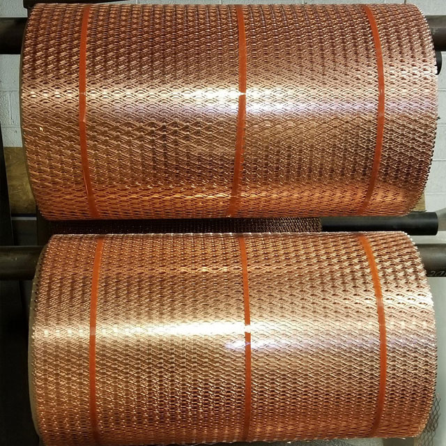 Cooper Expanded Metal Mesh - Hightop Metal Mesh