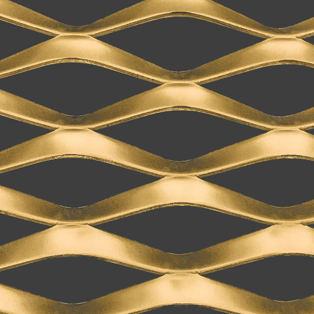 brass expanded metal mesh - Hightop Metal Mesh
